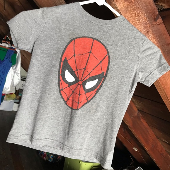 Marvel | Shirts & Tops | Spiderman Gray Marvel Tee | Poshmark